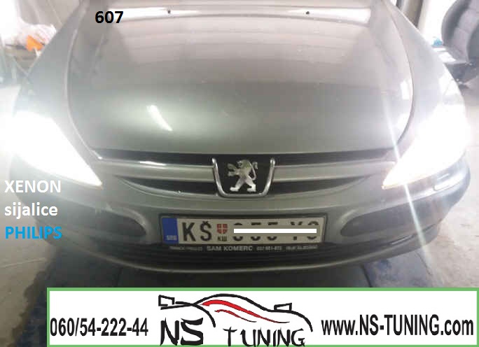 NS TUNING CENTAR-XENON SVETLA PEUGEOT